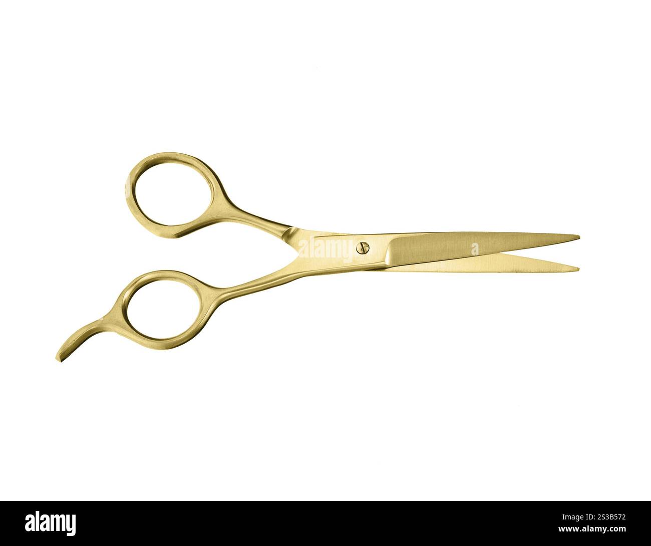 a pair of golden vintage scissors. pair of golden vintage scissors ...