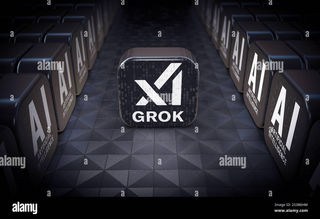 Grok ai image hi-res stock photography and images - Alamy