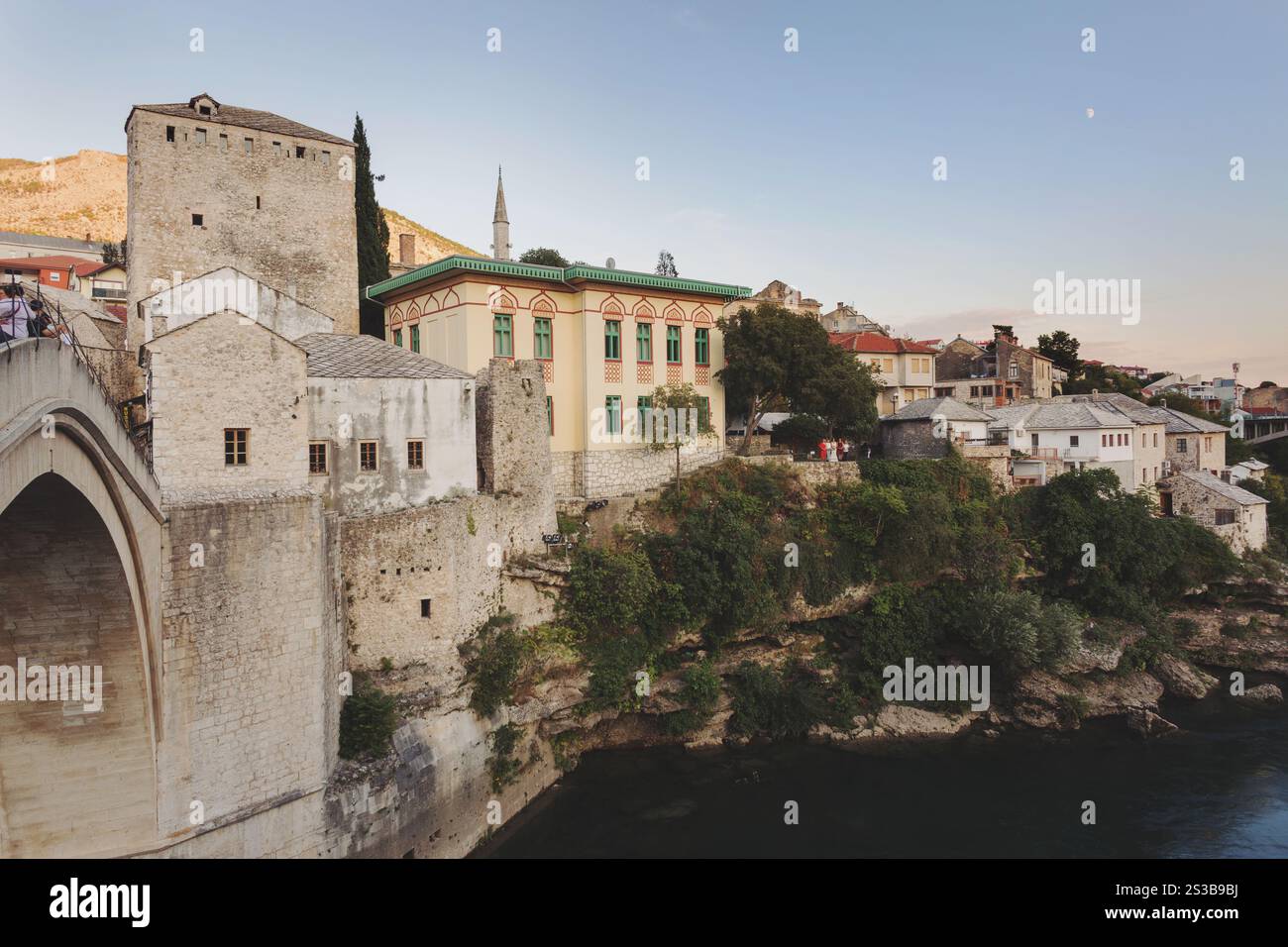 Historical Mostar Bridge, 16th-century Ottoman Bridge also known as ...