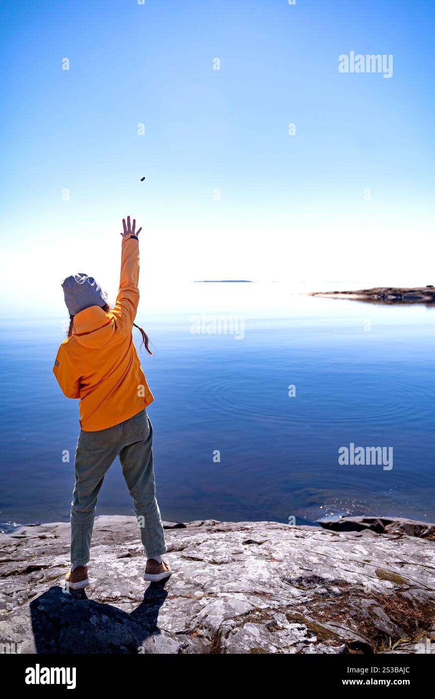 Throwing stones island hi-res stock photography and images - Alamy