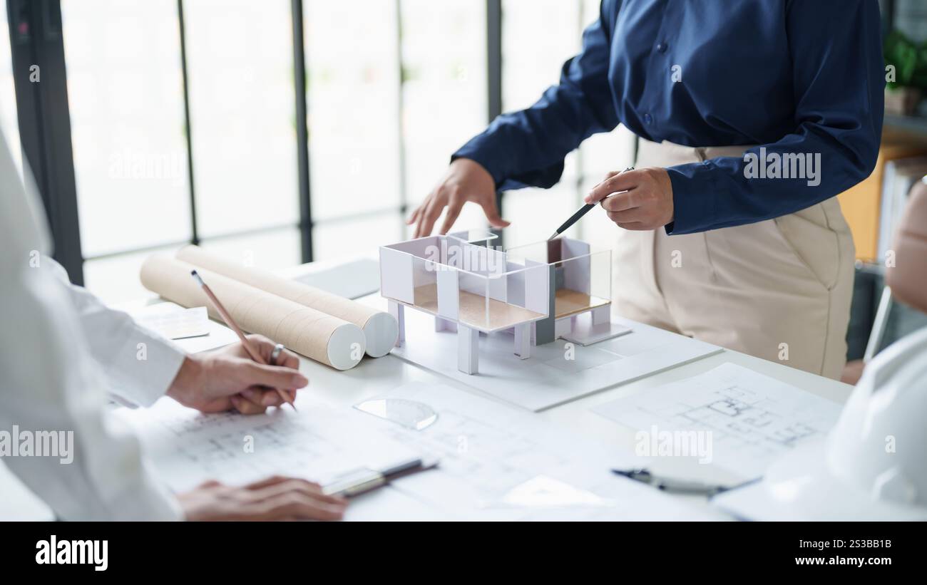 Architecture drawing on architectural Creative project business ...