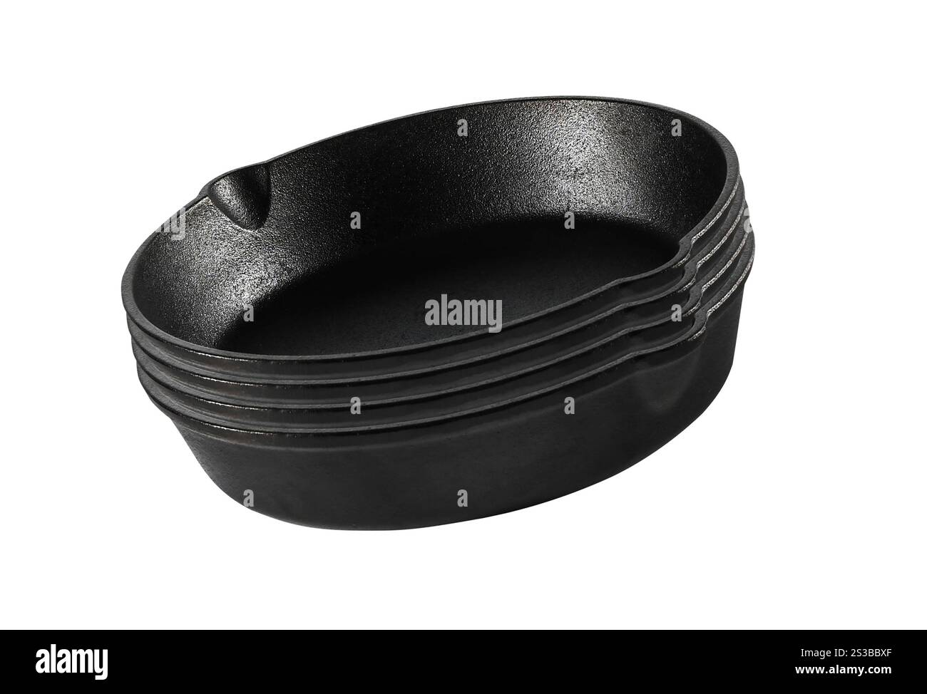 Saucepan iron on white Cut Out Stock Images & Pictures - Alamy