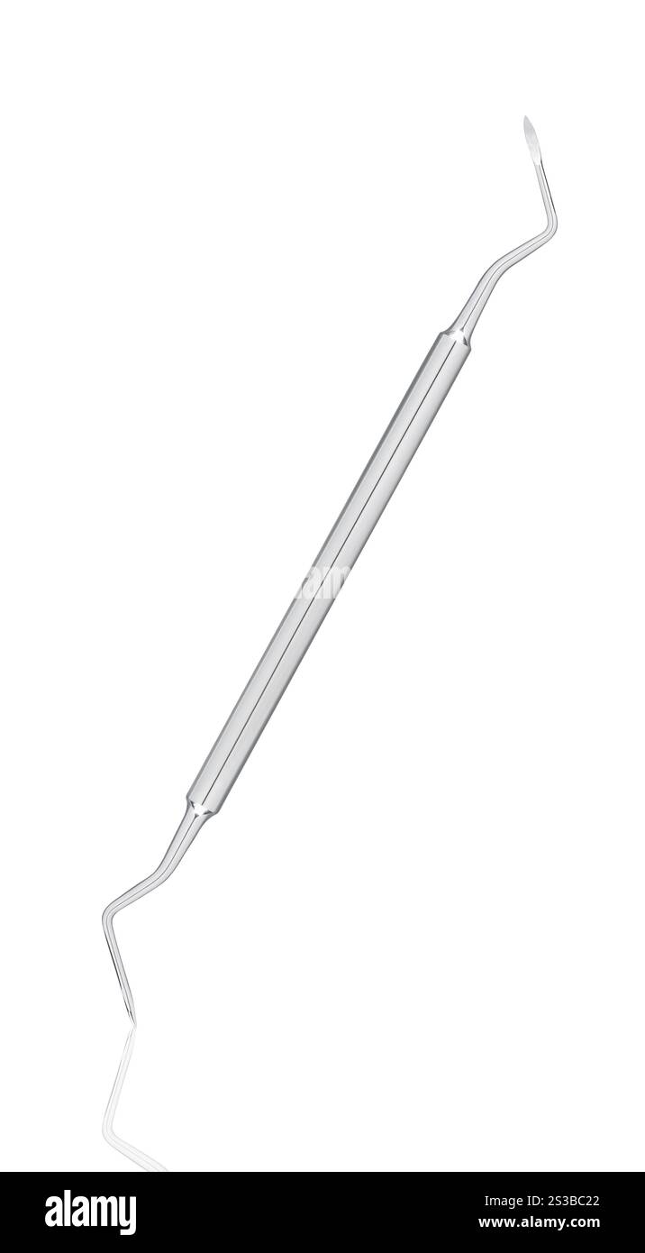 Dental instrument isolated on white Stock Photo - Alamy