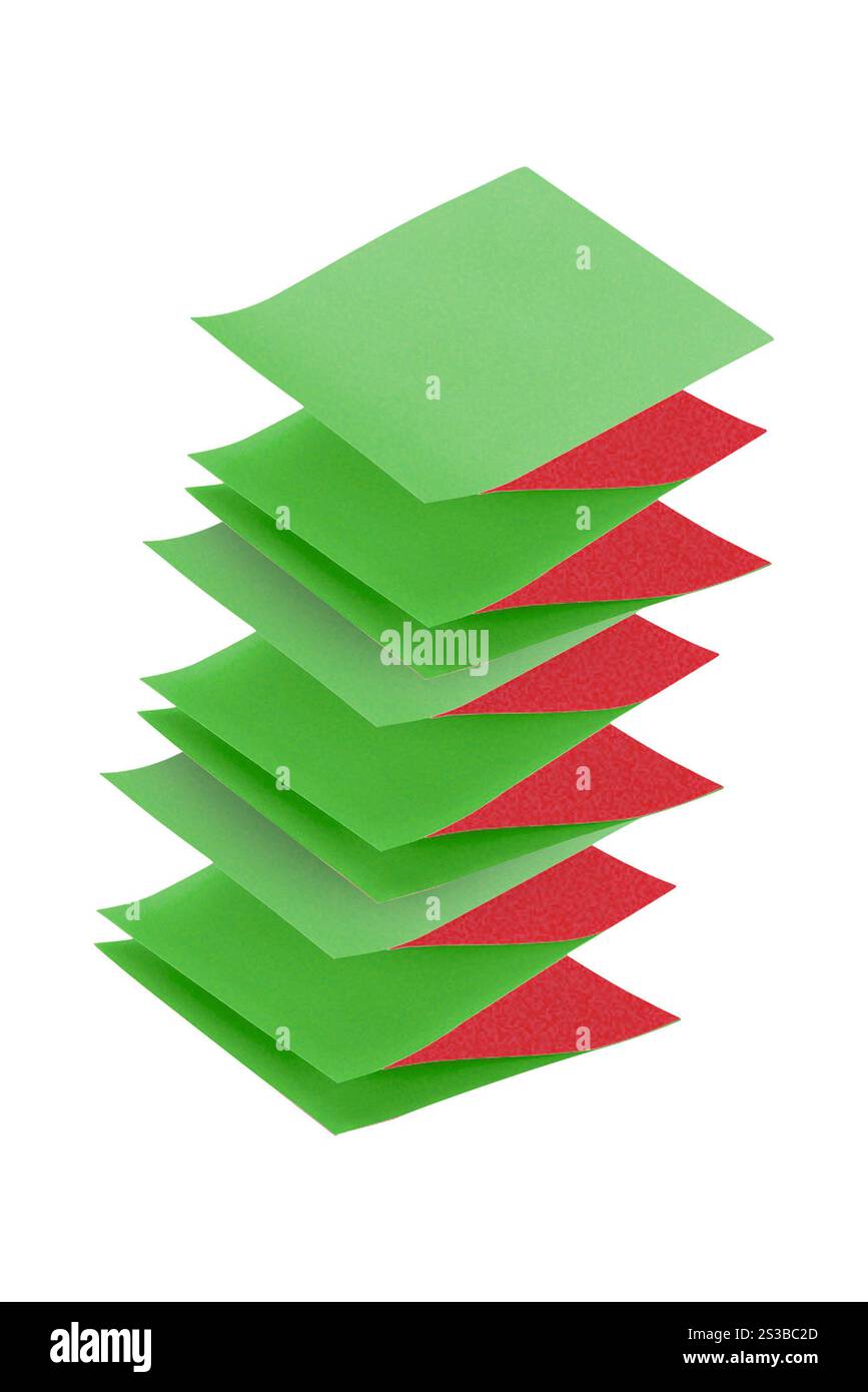 sticky post notes isolated Stock Photo - Alamy