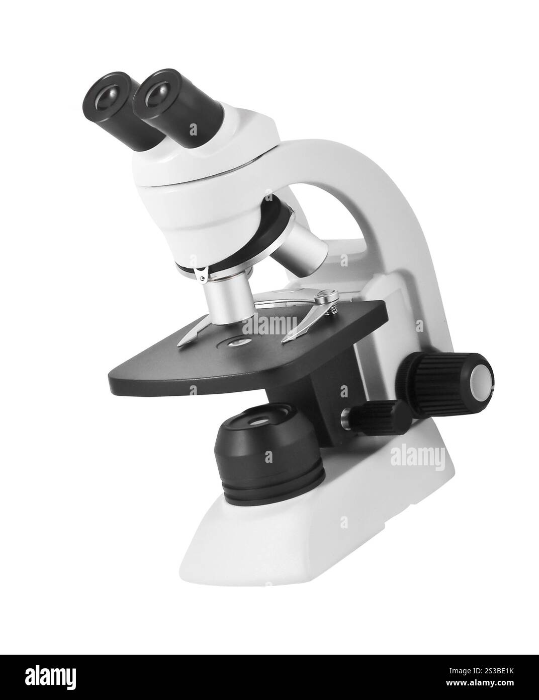 Microscope isolated on white background. Microscope isolated on white ...