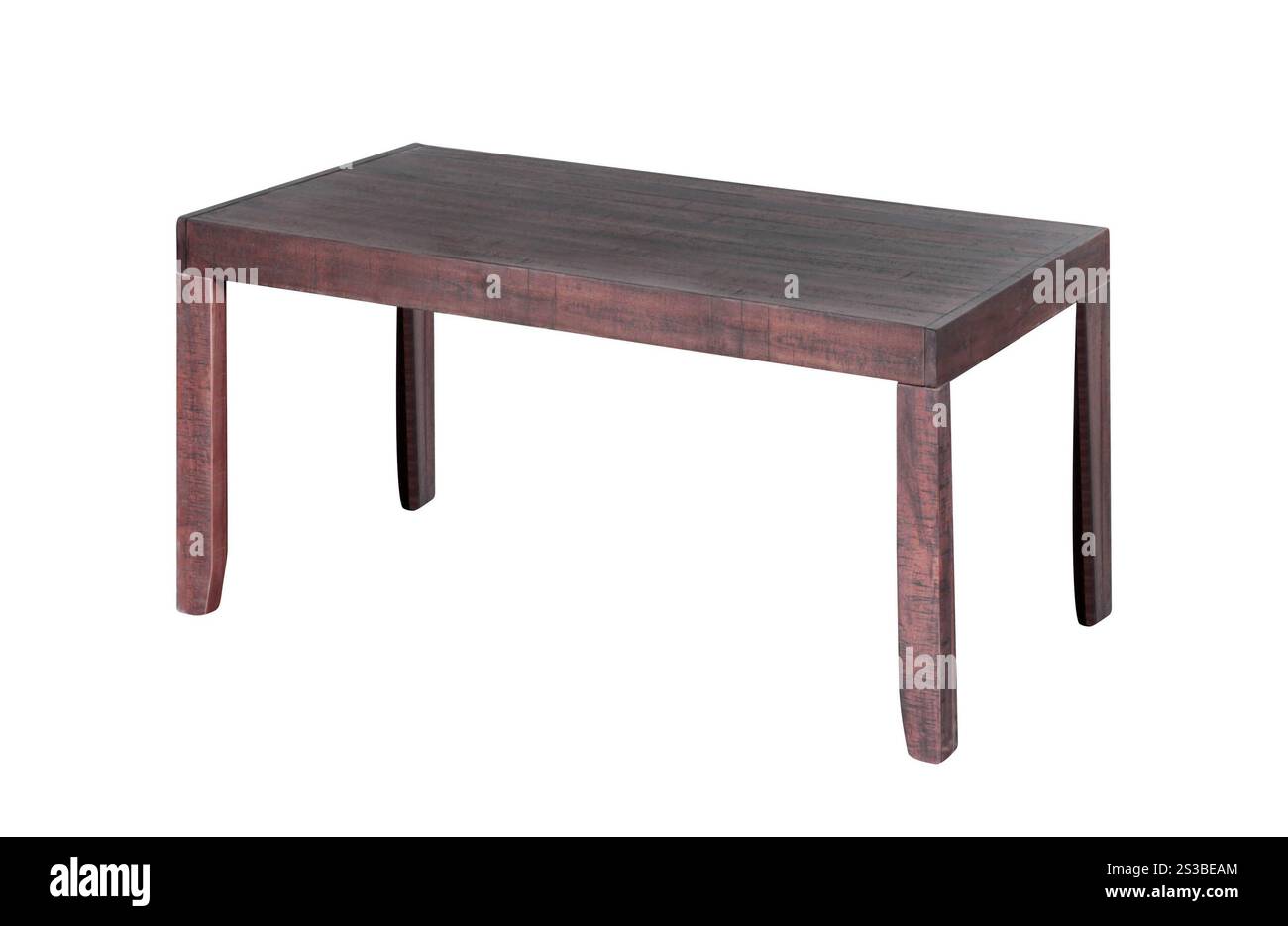 Empty wooden table white Cut Out Stock Images & Pictures - Alamy