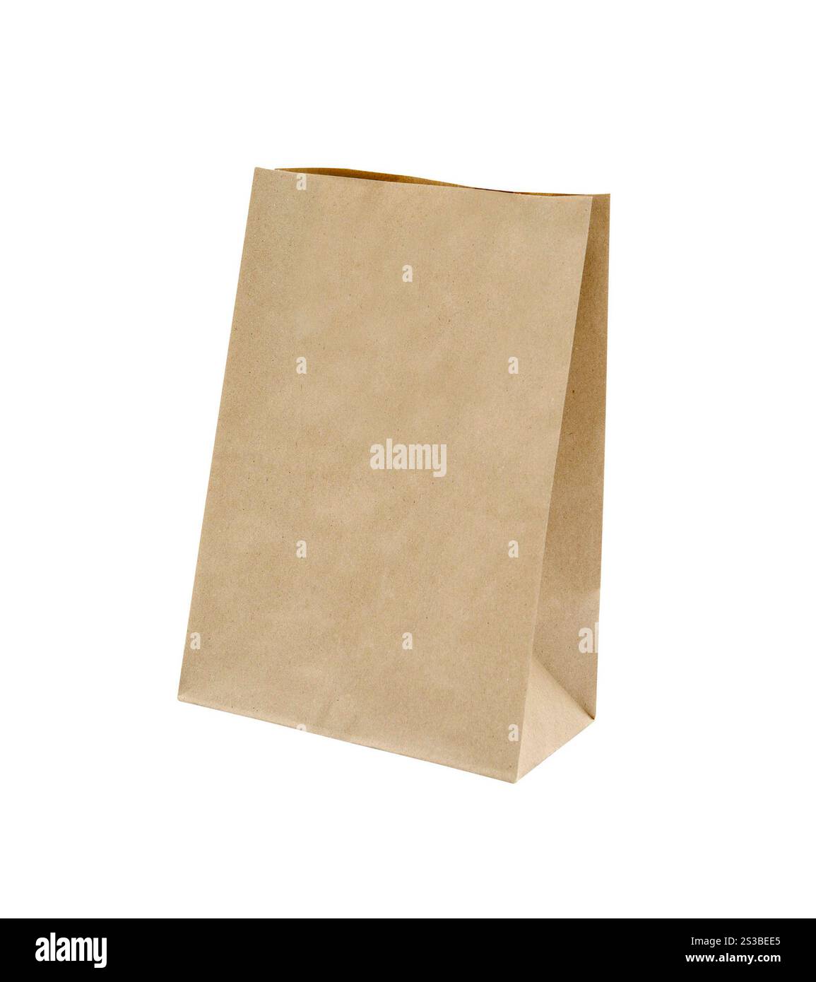 recycle brown paper bag isolated Stock Photo - Alamy