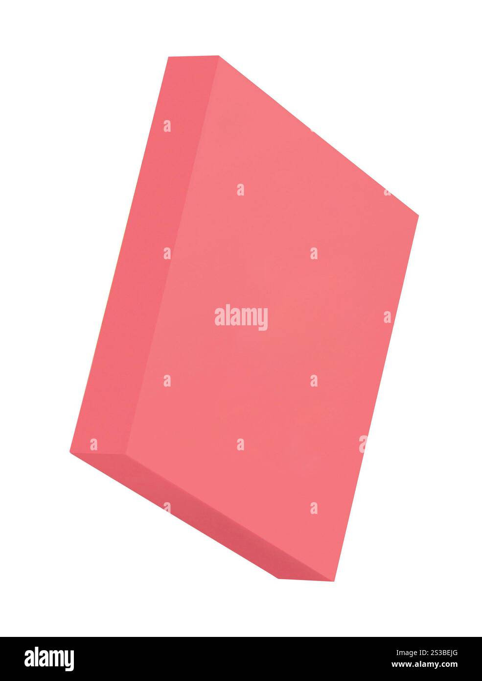 red sticky notes isolated on white background. blue sticky notes ...