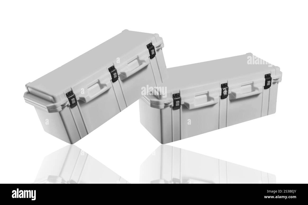 military box isolated Stock Photo - Alamy