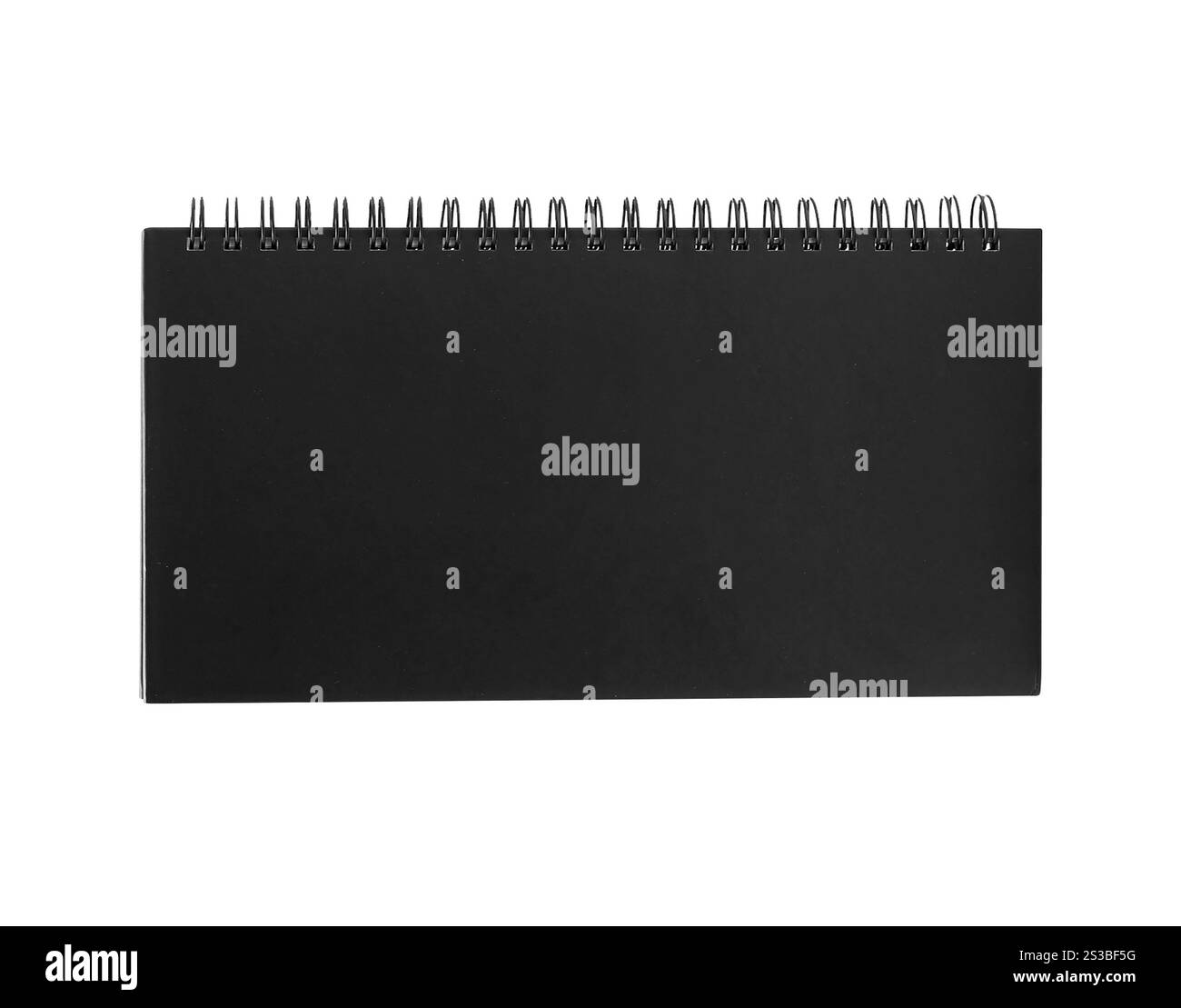 Spiral notebook background Black and White Stock Photos & Images - Alamy