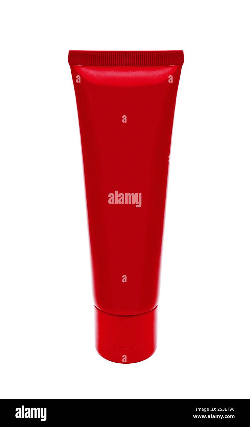 Woman tube cream into hand hi-res stock photography and images - Alamy