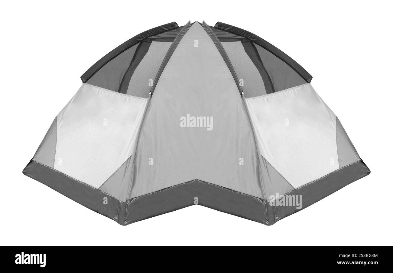Grey tent isolated on Cut Out Stock Images & Pictures - Alamy