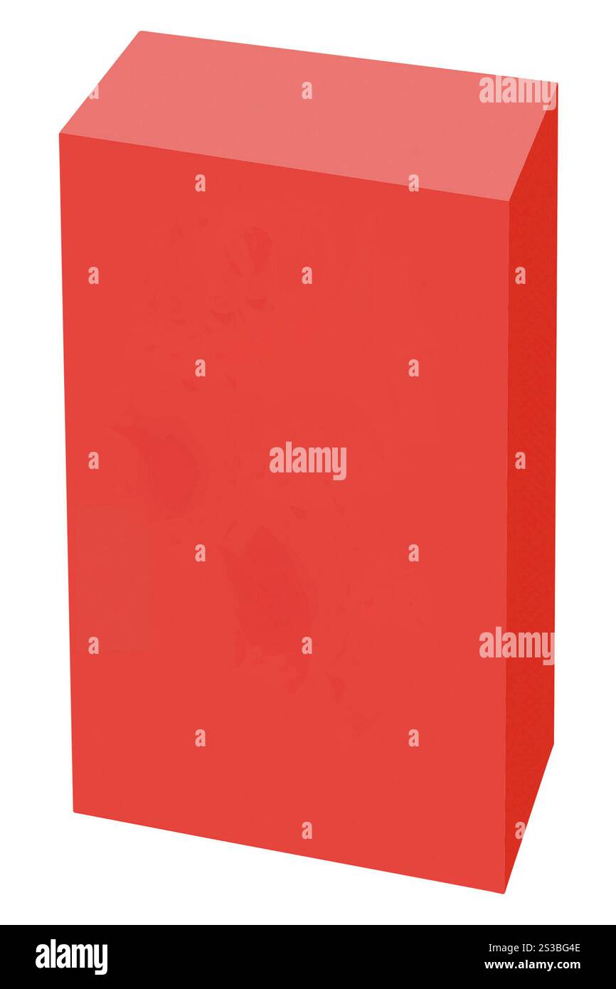 red empty box isolated on white. blue empty box isolated on white Stock ...