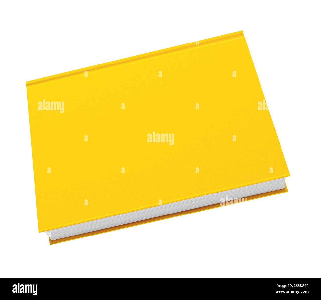 yellow book isolated on white background. yellow book isolated Stock ...