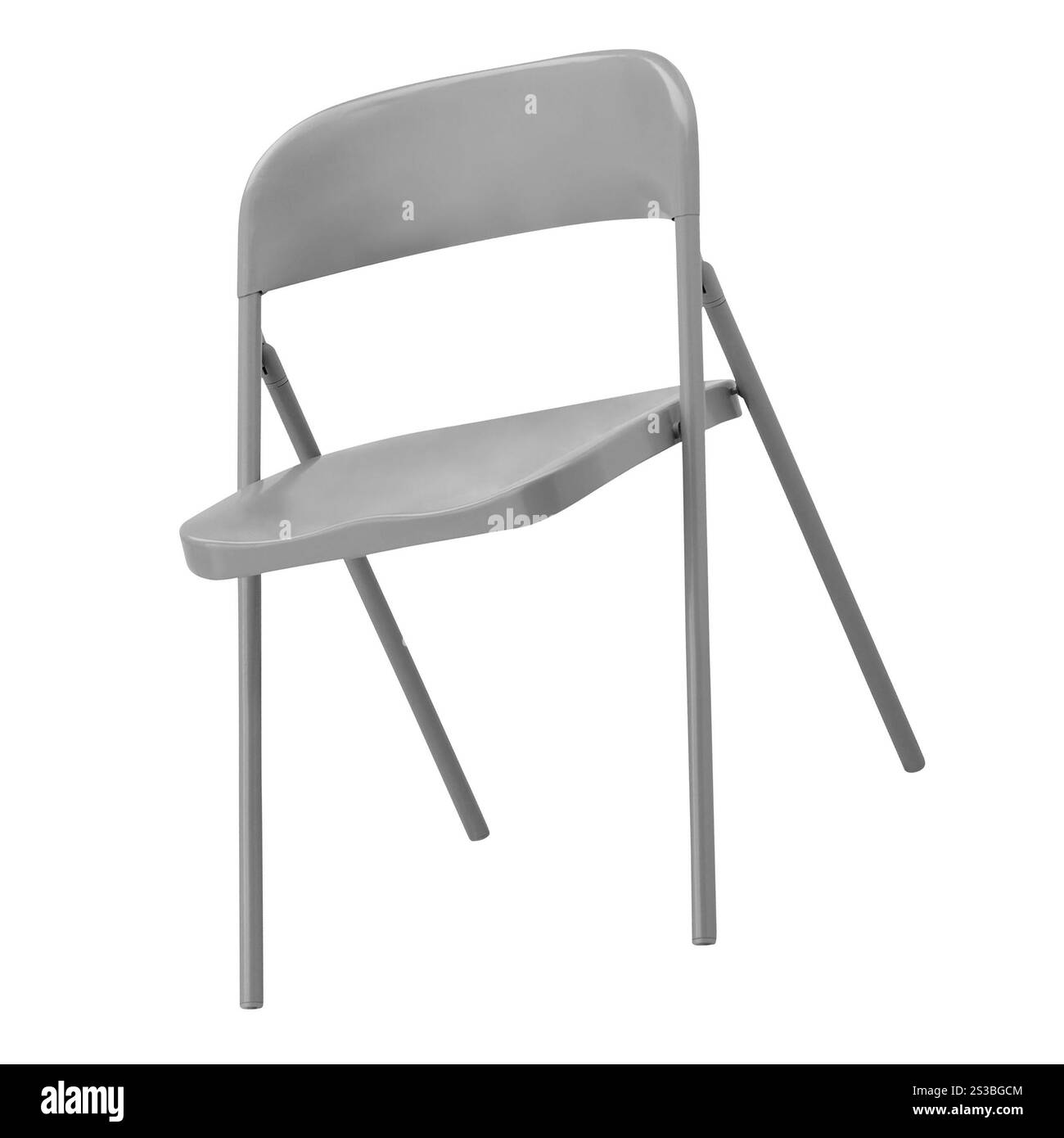 Metal stool isolated Stock Photo - Alamy