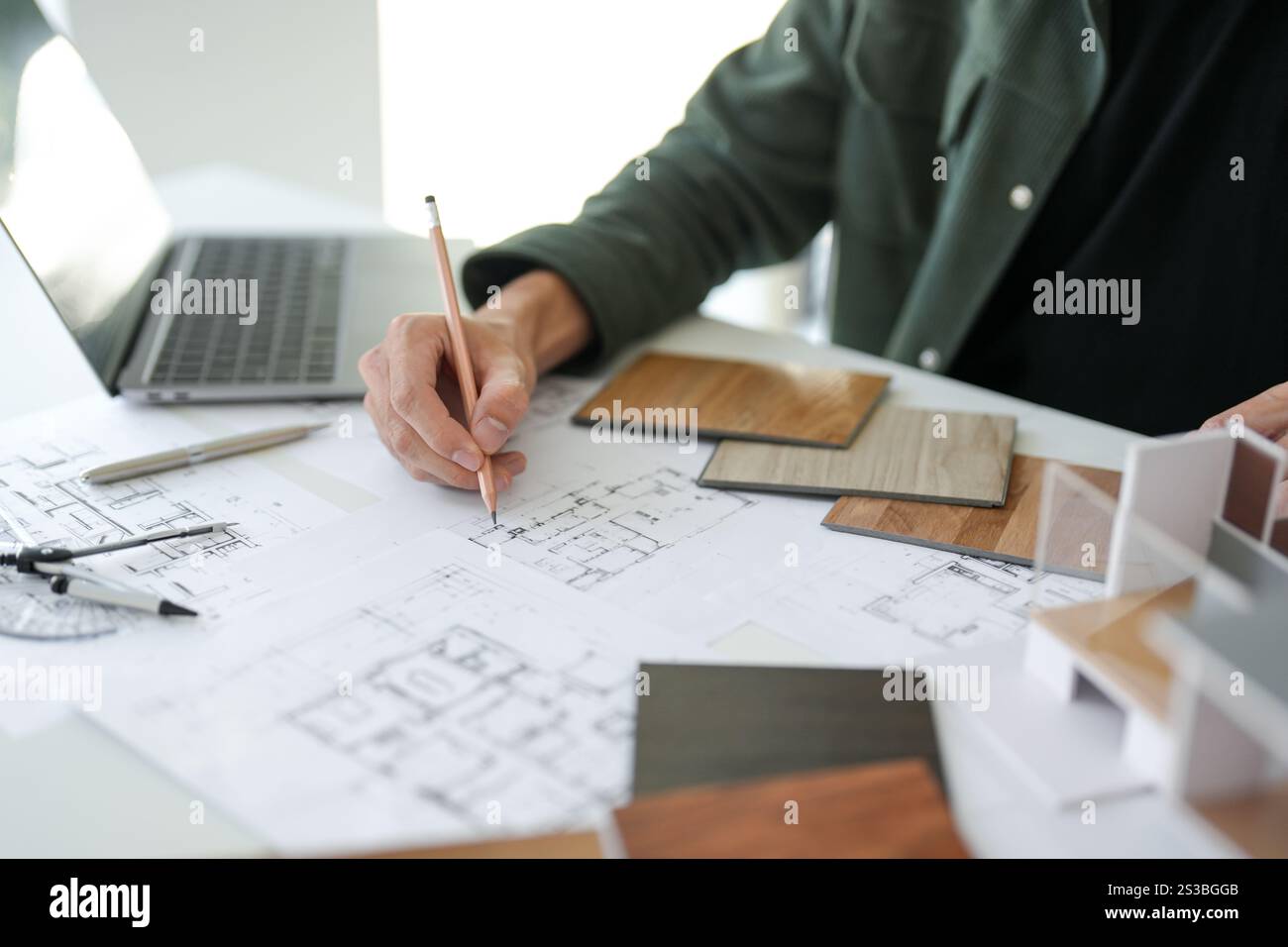 Architecture interior Man Creative project plan designer home and ...