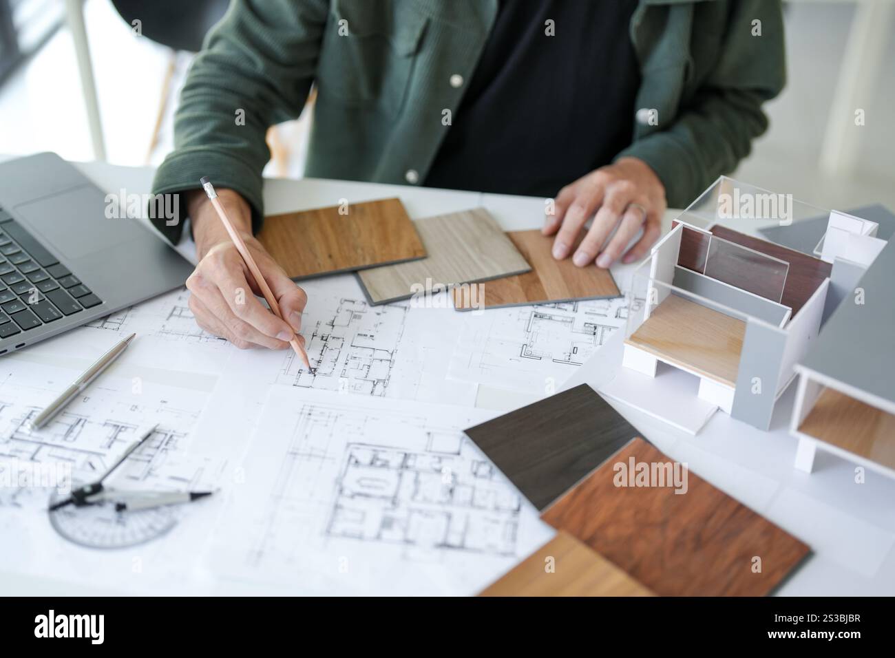 Architecture interior Man Creative project plan designer home and ...