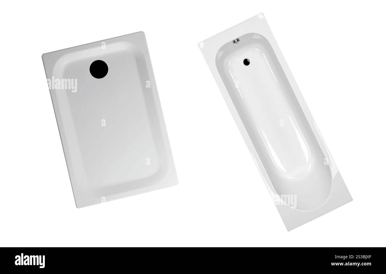 modern bath tub isolated on white background. modern bath tub Stock ...