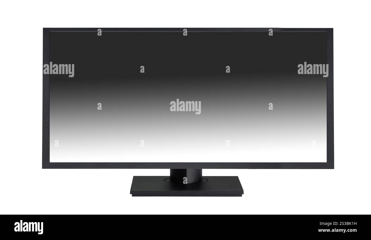 Monitor isolated on white background. Monitor isolated Stock Photo - Alamy