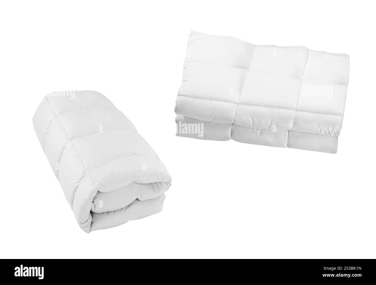 white blankets isolated. white blanket isolated Stock Photo - Alamy