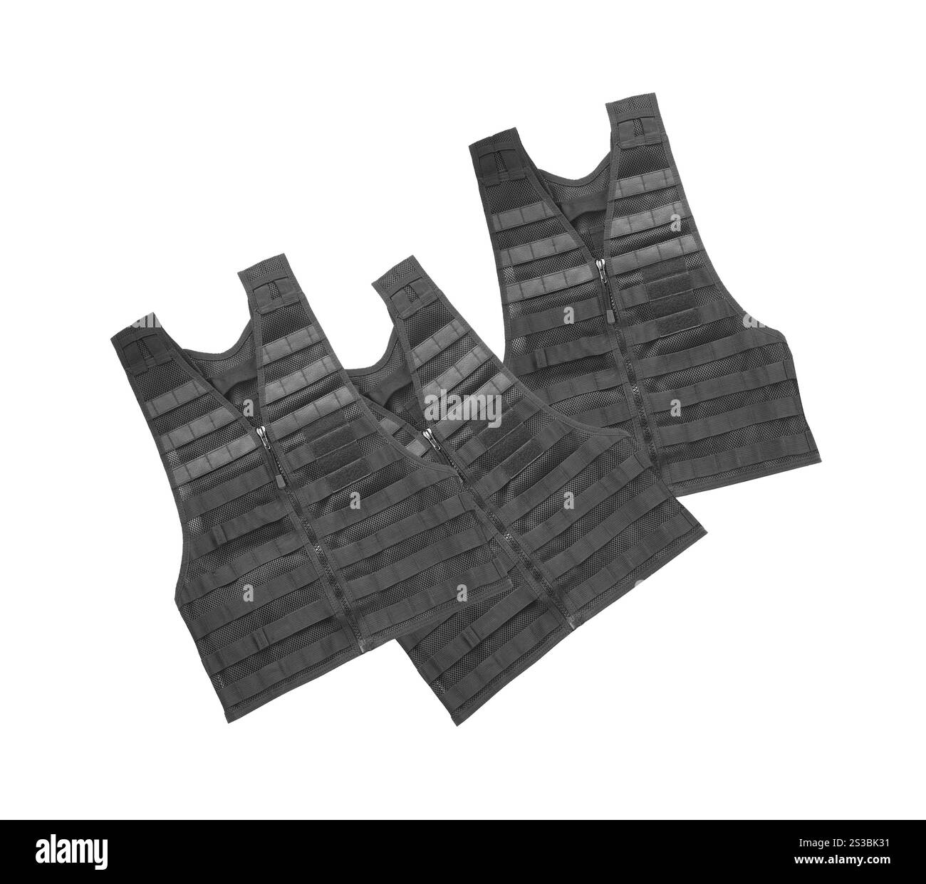 Bulletproof vest isolated on white background. Bulletproof vest ...