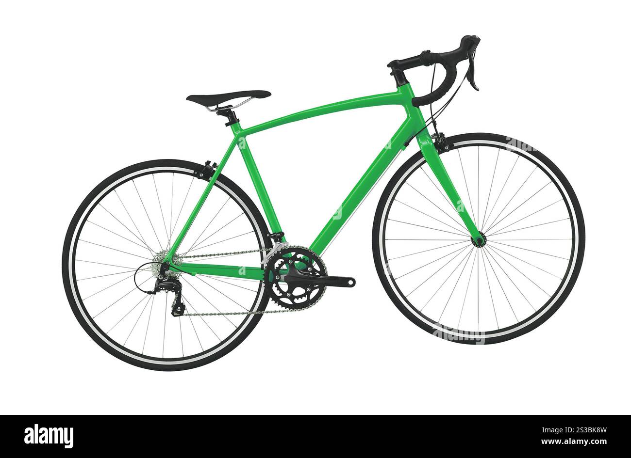 race road bike isolated on white background. race road bike isolated ...