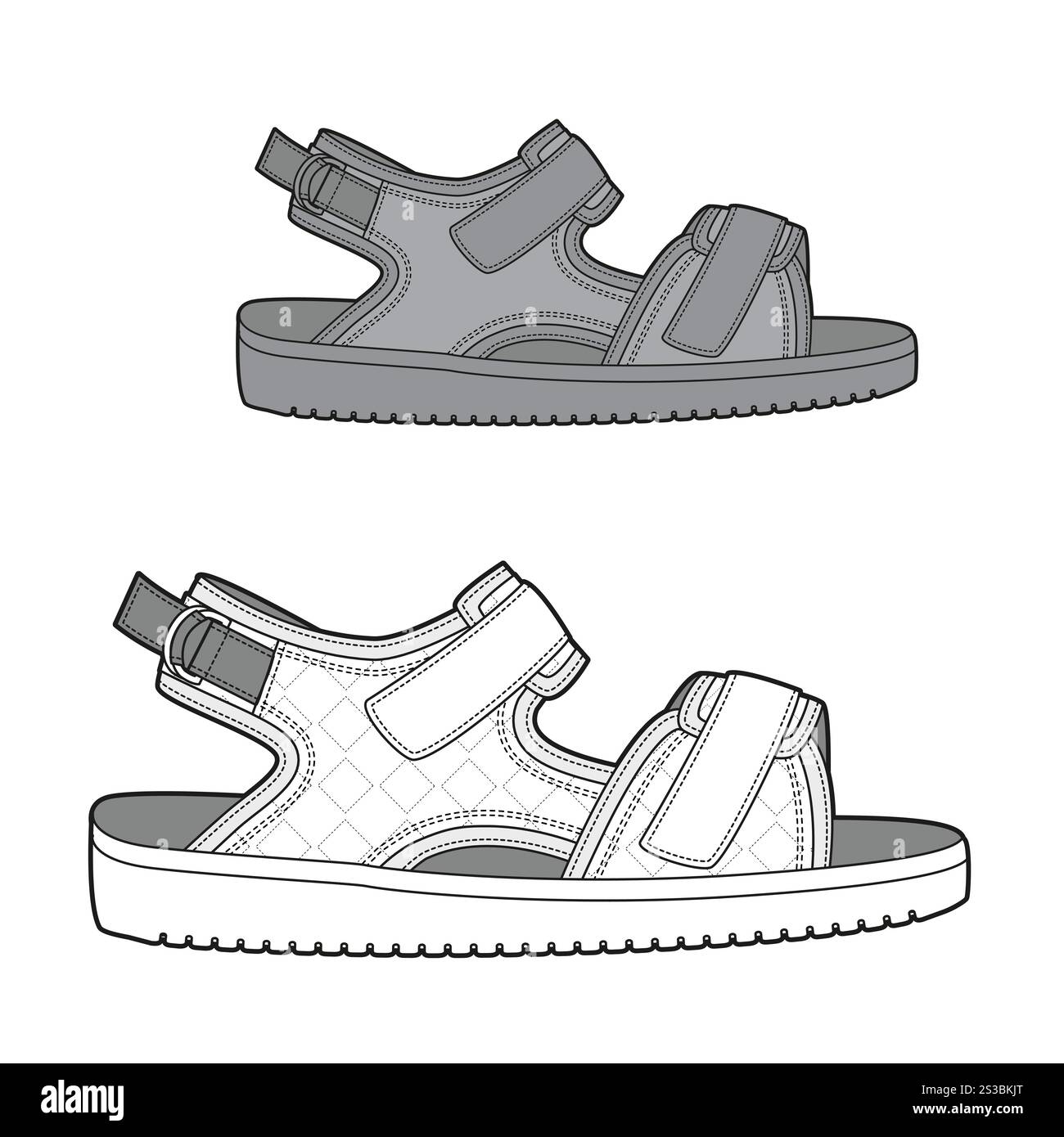 Men sandals drawing hi-res stock photography and images - Alamy
