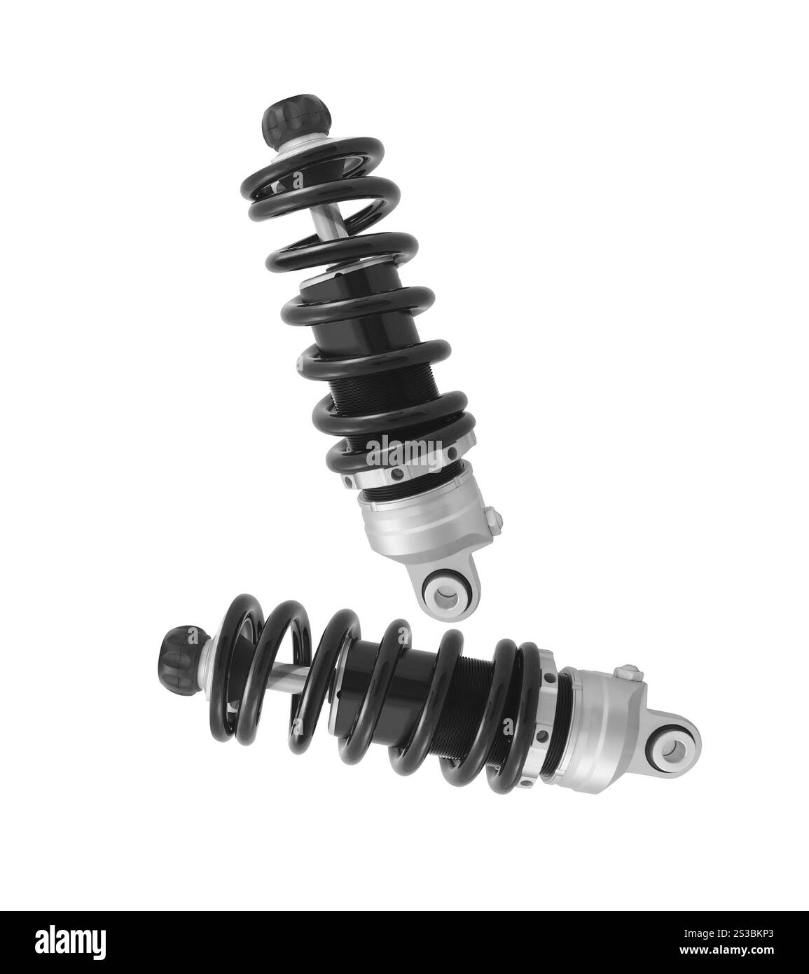 shock absorbers isolated on white. shock absorbers isolated Stock Photo ...