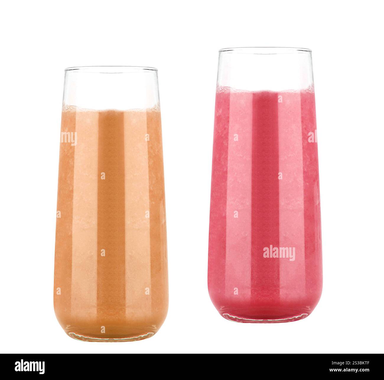 Tropical juice glasses Cut Out Stock Images & Pictures - Alamy