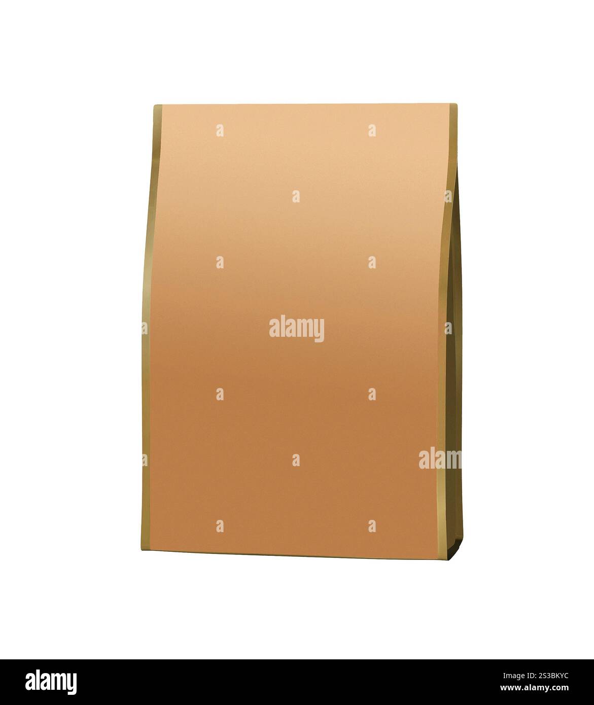 paper bag isolated on white background. paper bag isolated Stock Photo ...