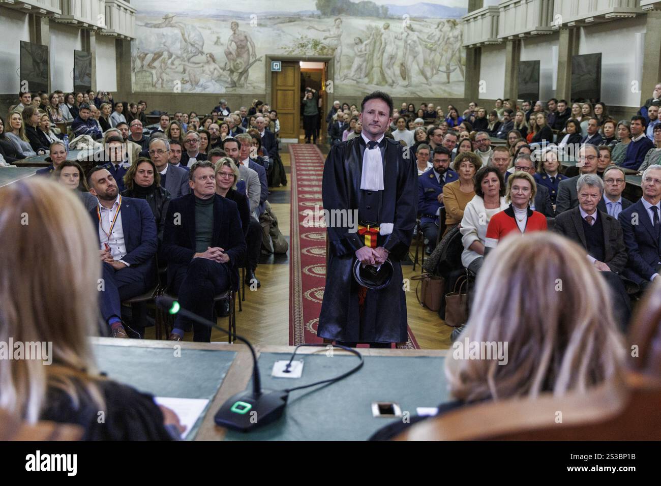 Brussels, Belgium. 09th Jan, 2025. Julien Moinil pictured during his ...