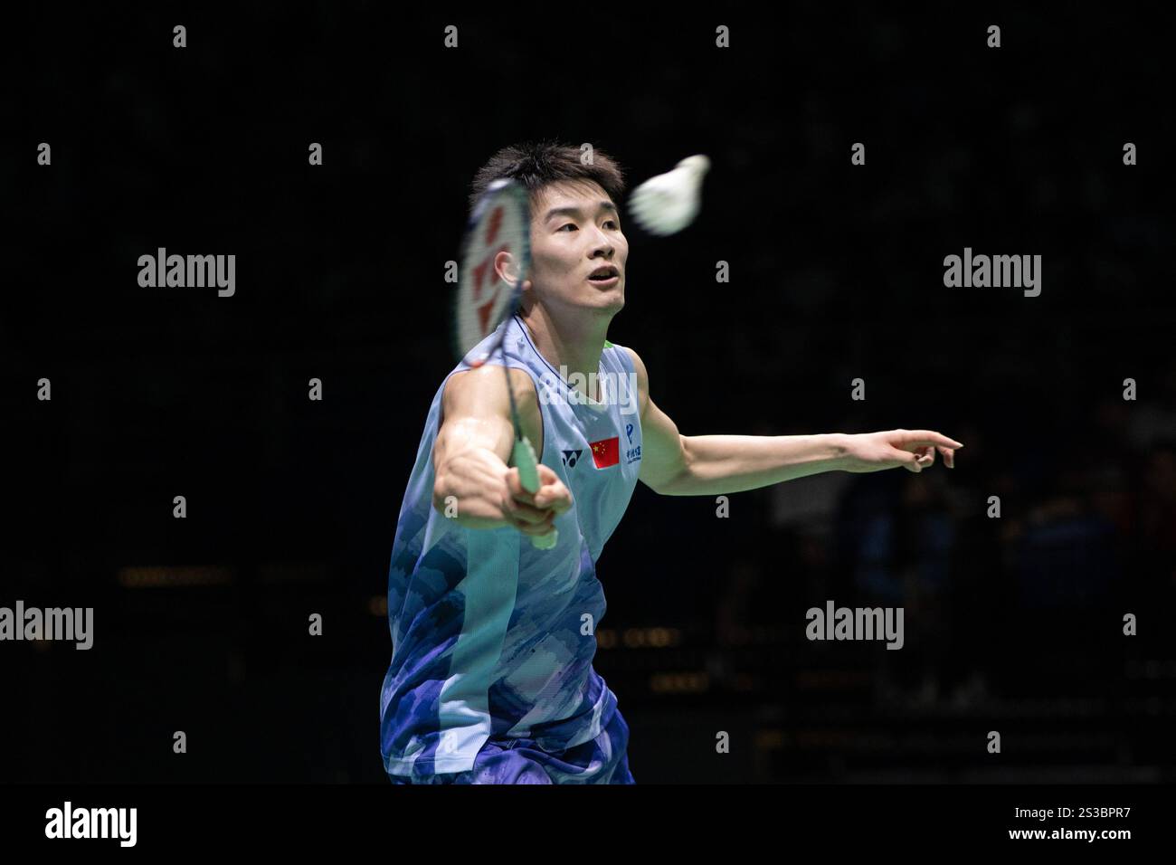 Kuala Lumpur, Malaysia. 9th Jan, 2025. Li Shifeng of China hits a ...