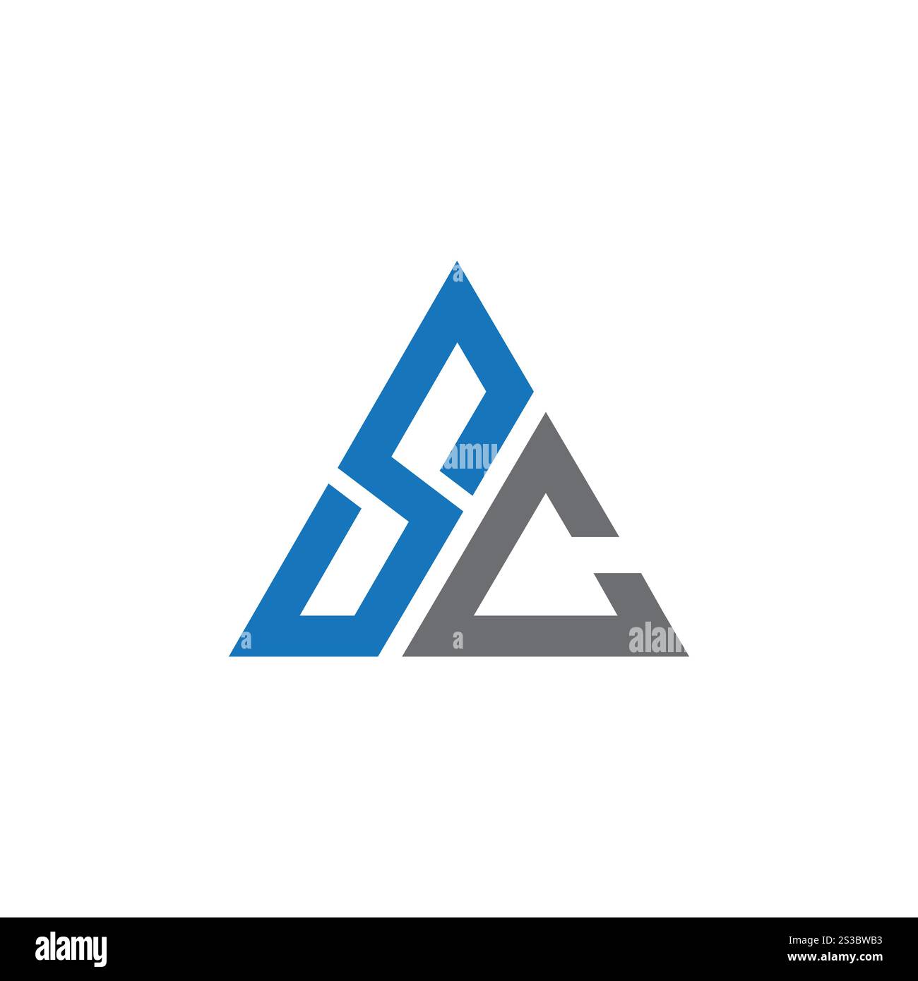 Letter SC logo design creative custom clean two alphabet logo, sc logo ...