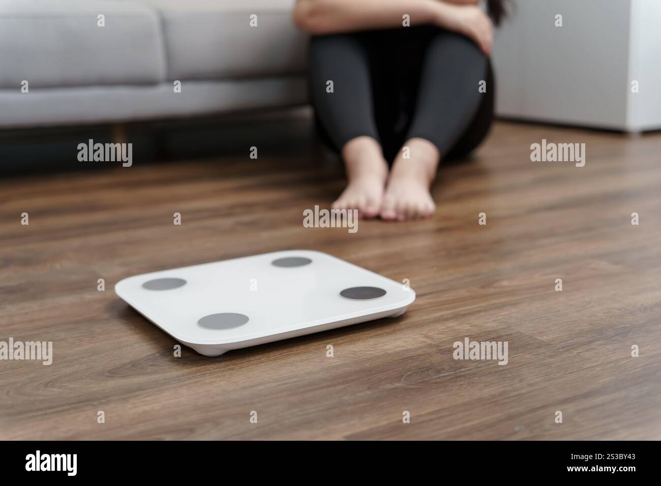 Sad obese woman with fat upset bored of dieting Weight loss fail Fat ...