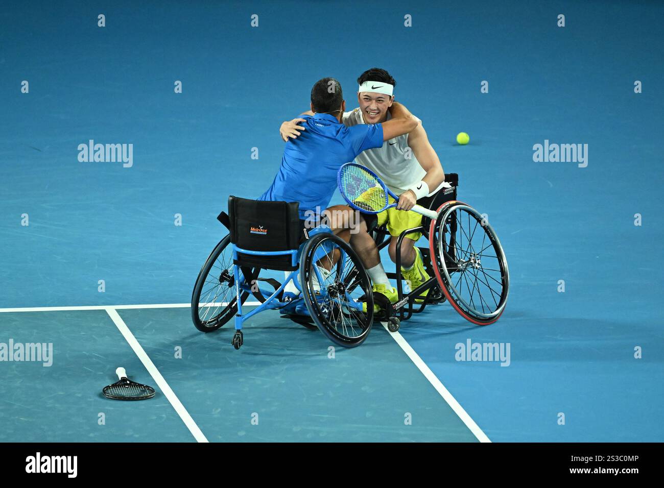 Melbourne, Australia. 09th Jan, 2025. Novak Djokovic of Serbia and ...
