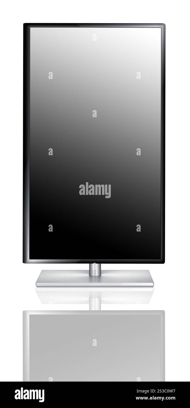 Monitor isolated on white background. Monitor isolated Stock Photo - Alamy
