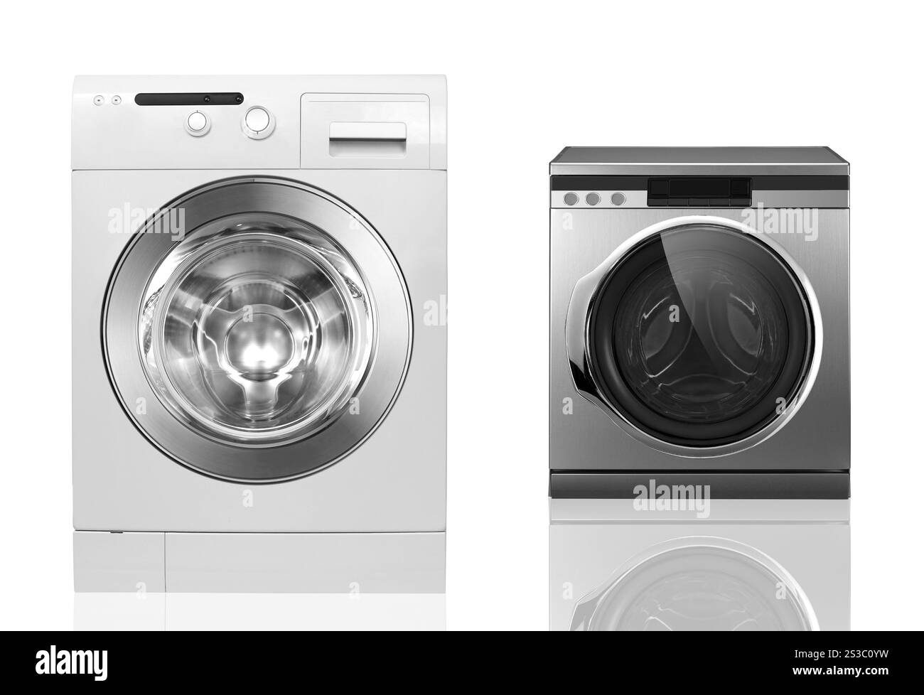 Washing Machines isolated on white background. Washing Machine isolated ...
