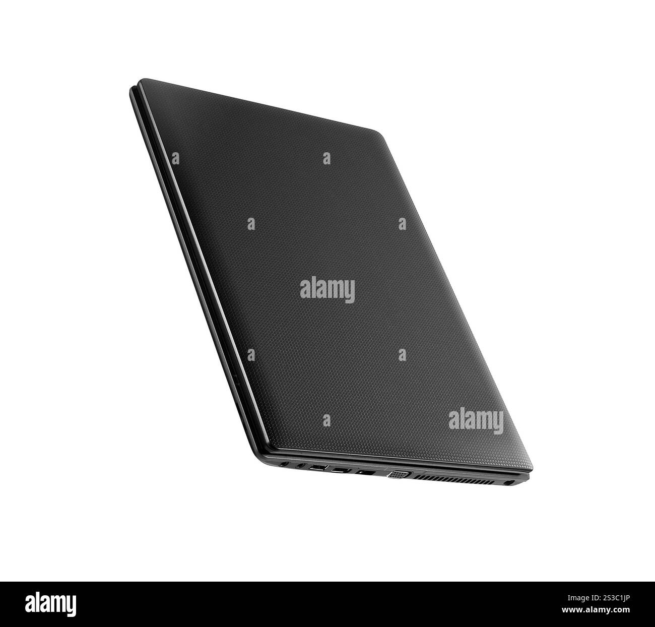 Closed laptop computer isolated on white background. Closed laptop ...