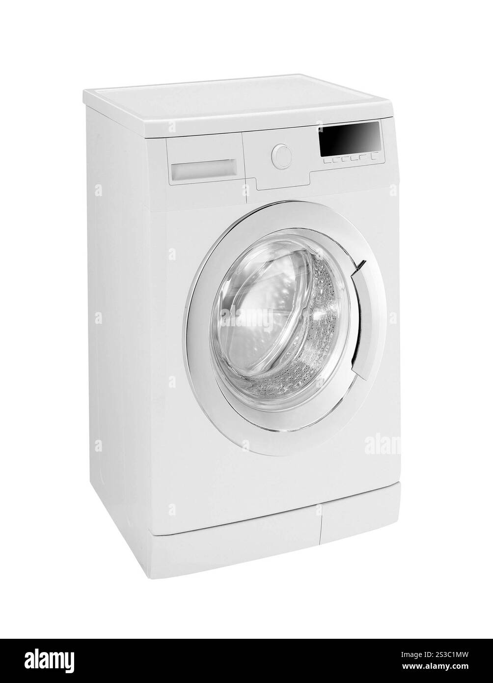 A washing machine isolated on white background. washing machine ...
