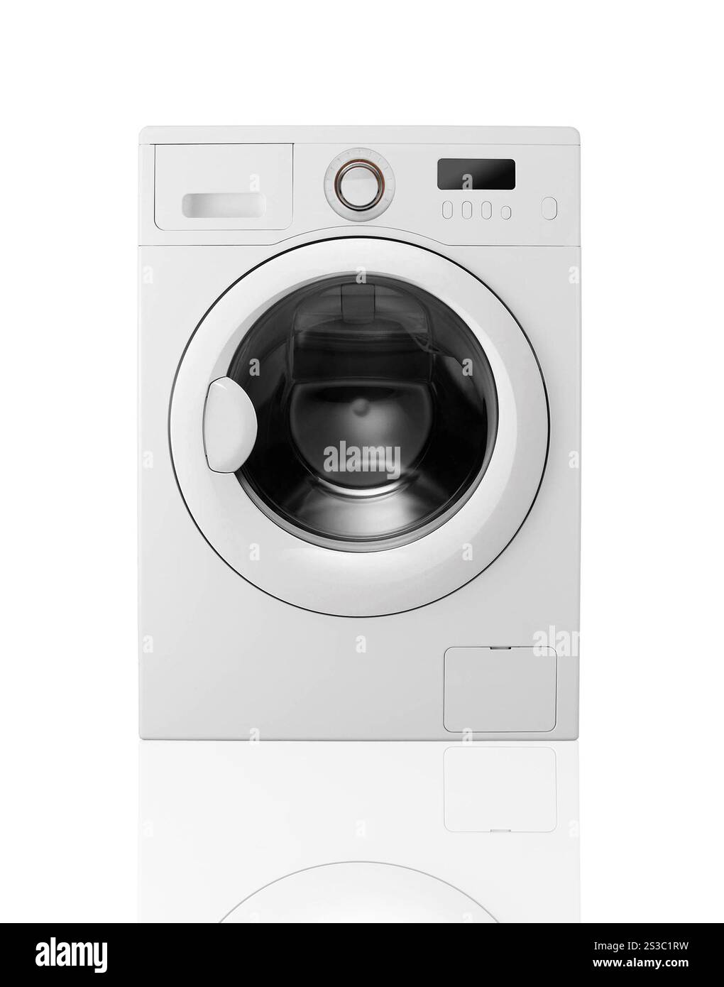 Washing machine isolated on white background. Washing machine on the ...