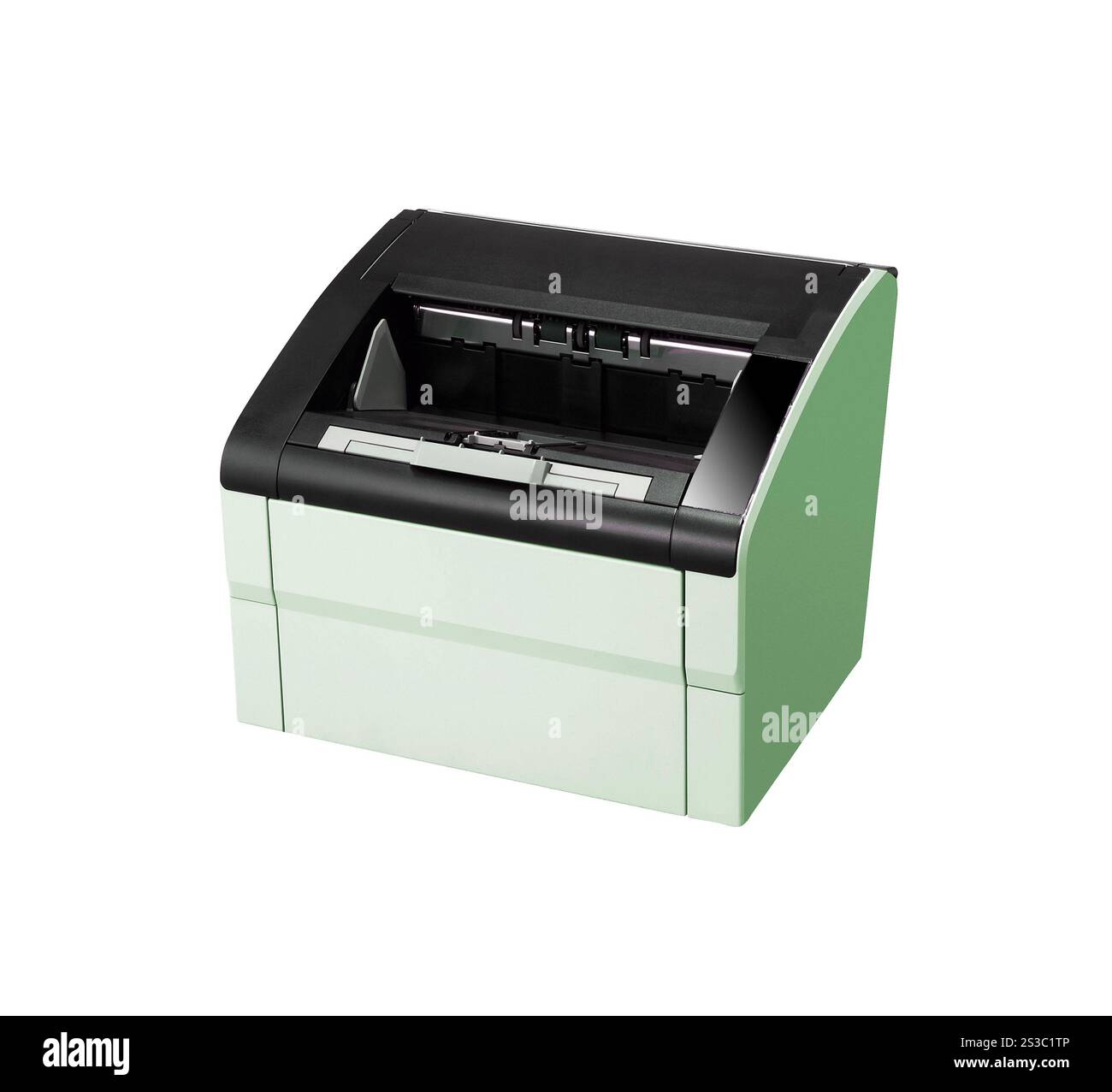 Printer isolated on white background Stock Photo - Alamy