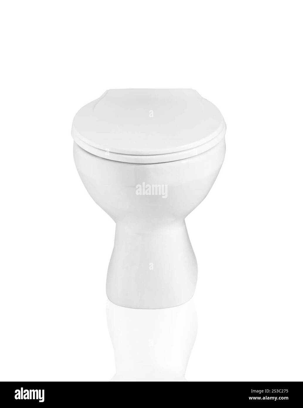 Toilet isolated on white background. Toilet Stock Photo - Alamy