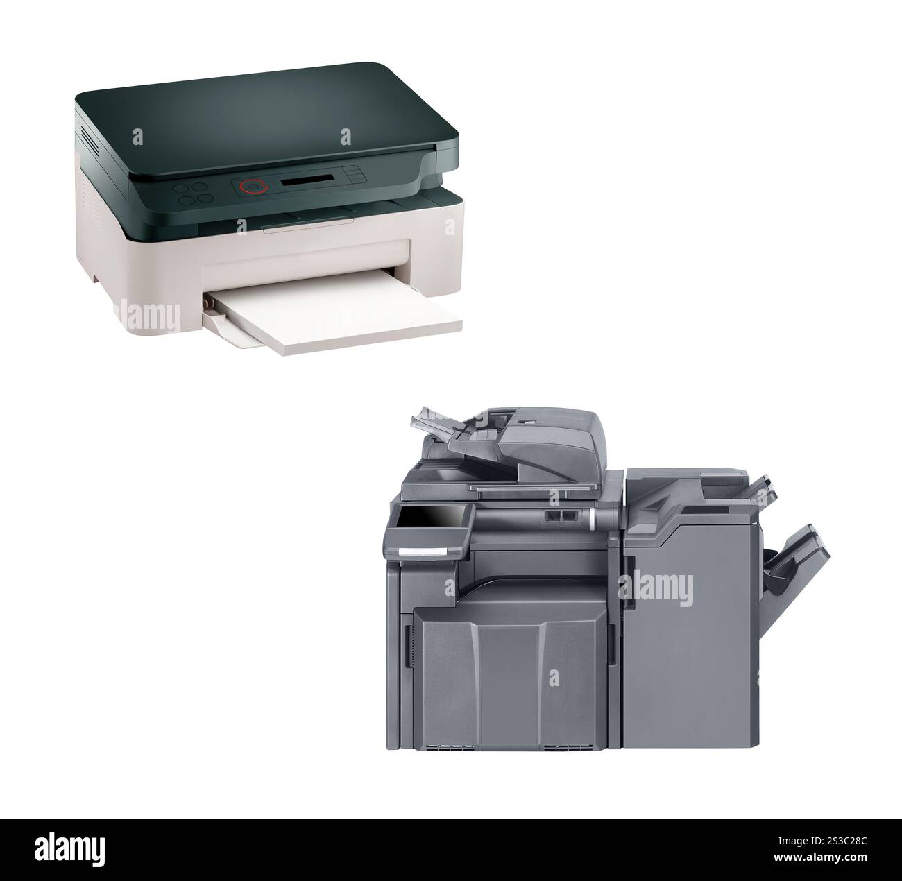 Printer scaner isolated on white background. Printer scaner isolated ...