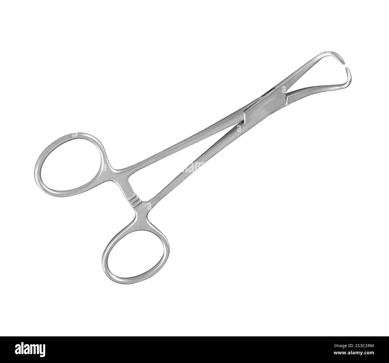 surgical clip isolated on white background. surgical clip isolated ...