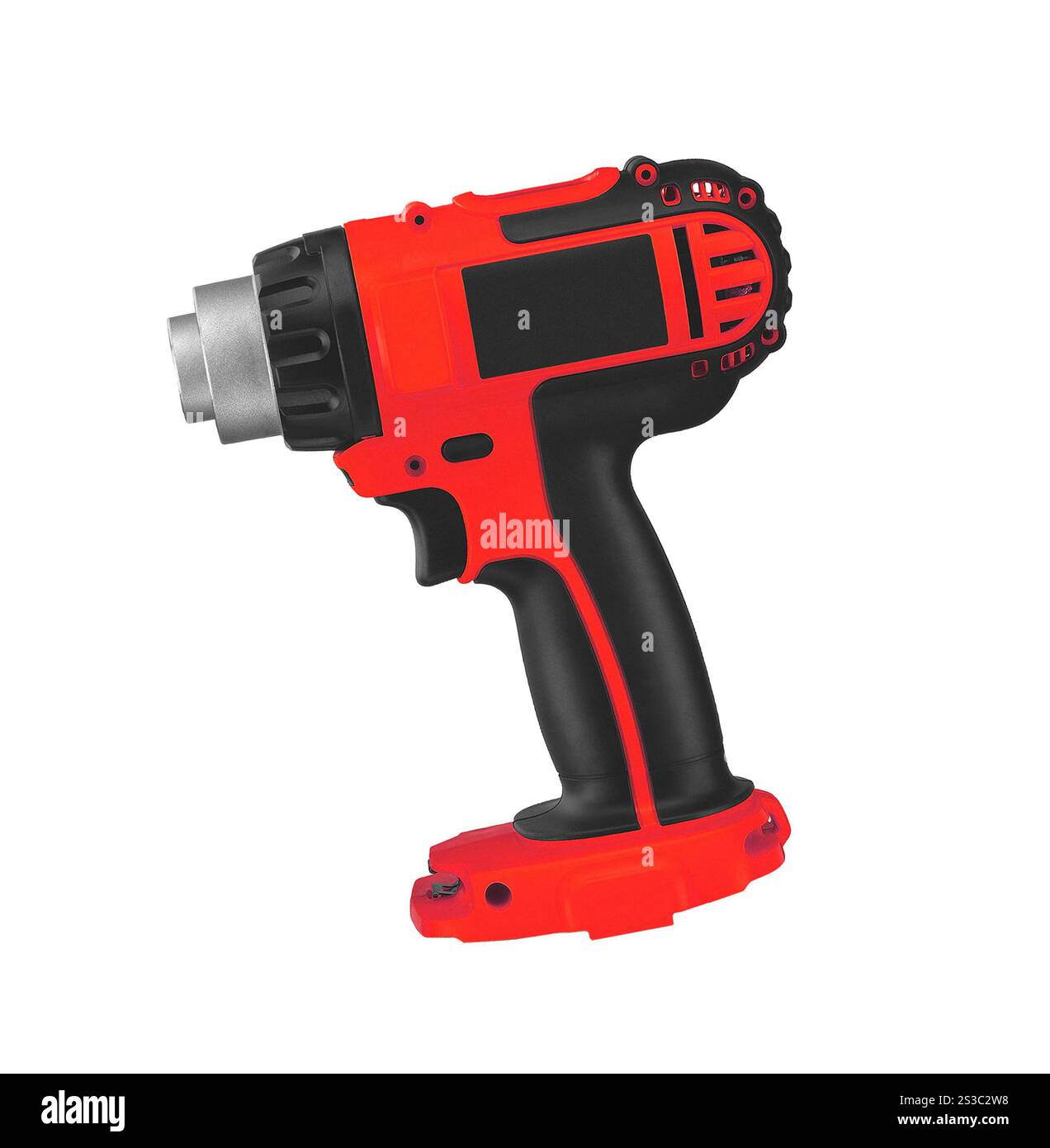 electric battery powered impact wrench isolated on white background ...