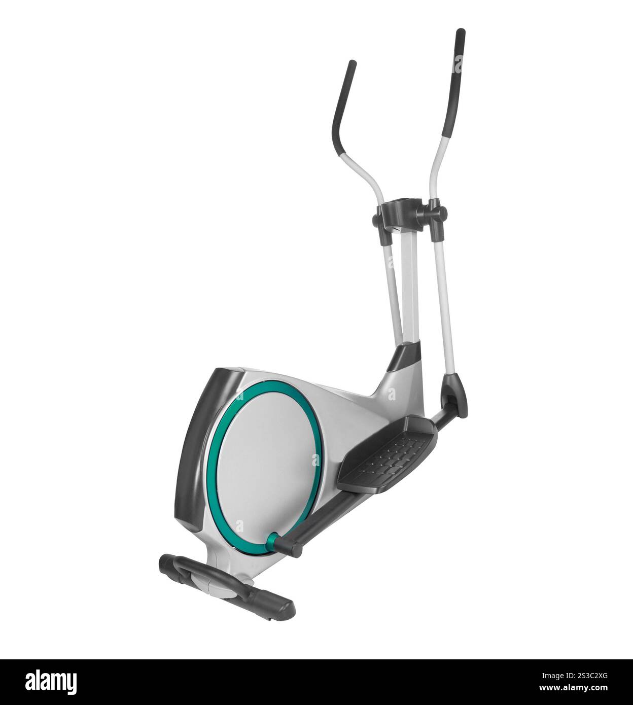 ski simulator isolated on a white background Stock Photo - Alamy