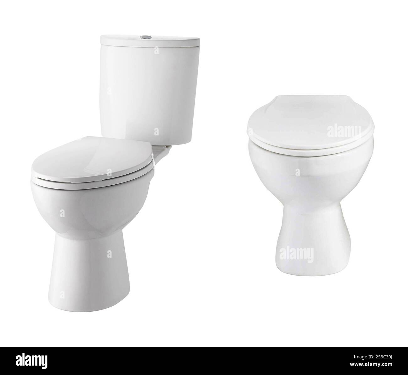 Toilet isolated on white background. Toilet isolated Stock Photo - Alamy
