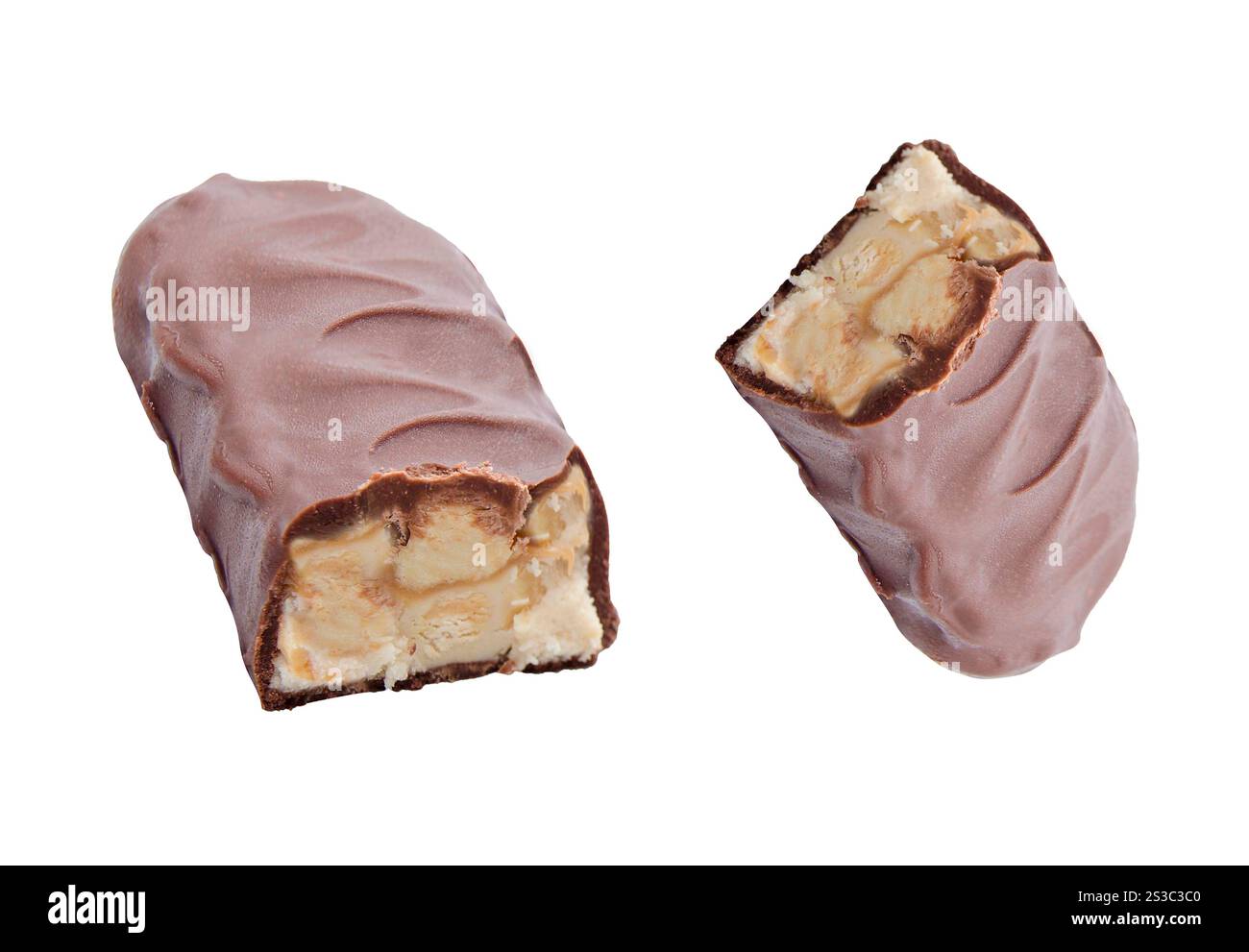 Snickers chocolate bar isolated on Cut Out Stock Images & Pictures - Alamy