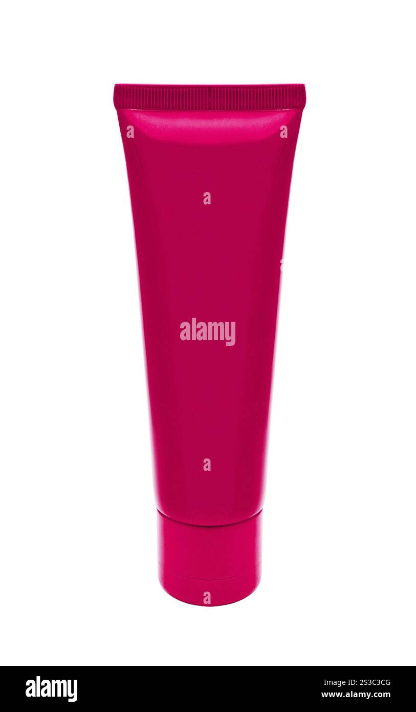 Tube Of Cream isolated on white Stock Photo - Alamy