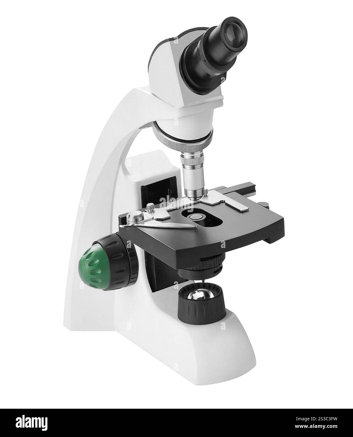 microscope isolated on white background. microscope isolated Stock ...
